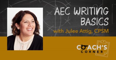 Coach's Corner: AEC Writing Basics